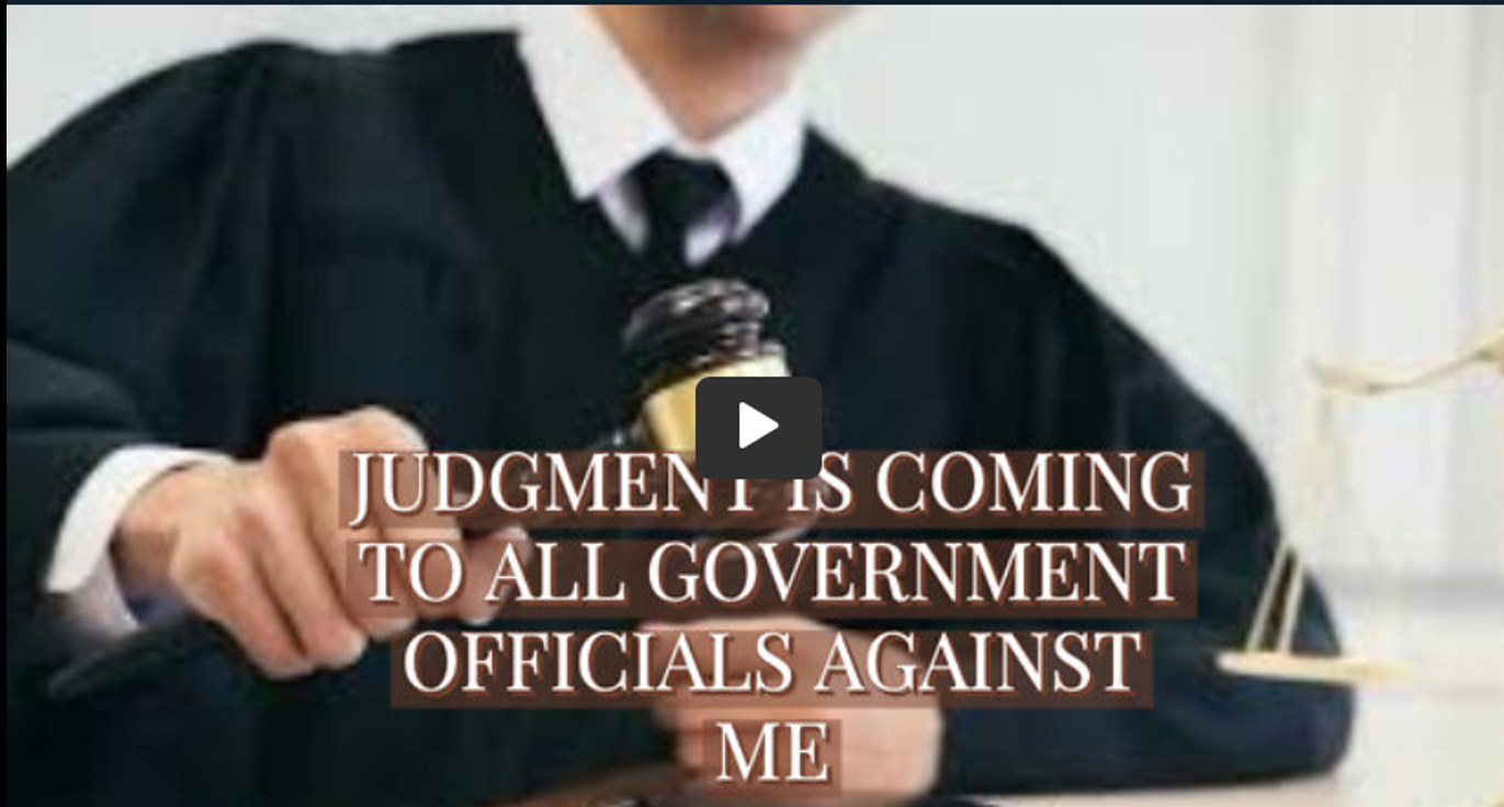 Julie Green JUDGMENT IS COMING TO ALL GOVERNMENT OFFICIALS AGAINST ME ...